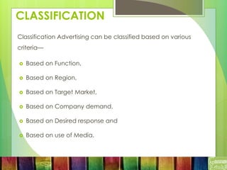Fundamental of Advertising | PPTX