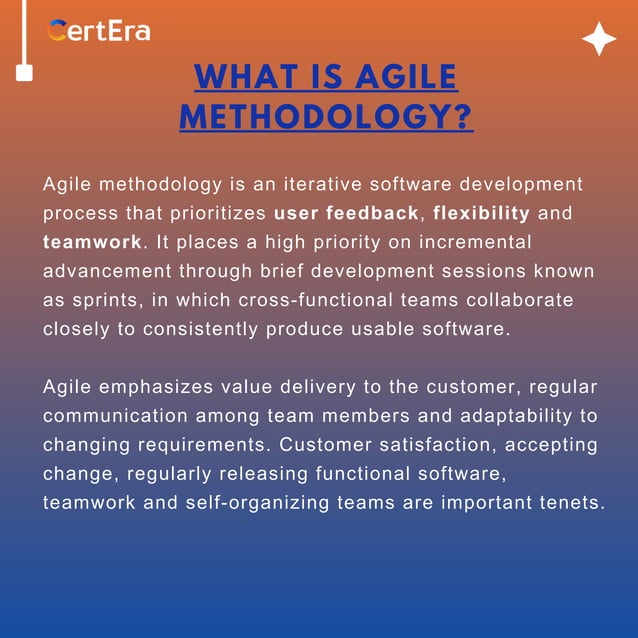 Fundamental of Agile, What is Agile? and What is Agile methodology? | PDF