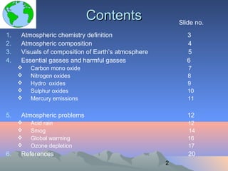 atmospheric chemistry | PPT