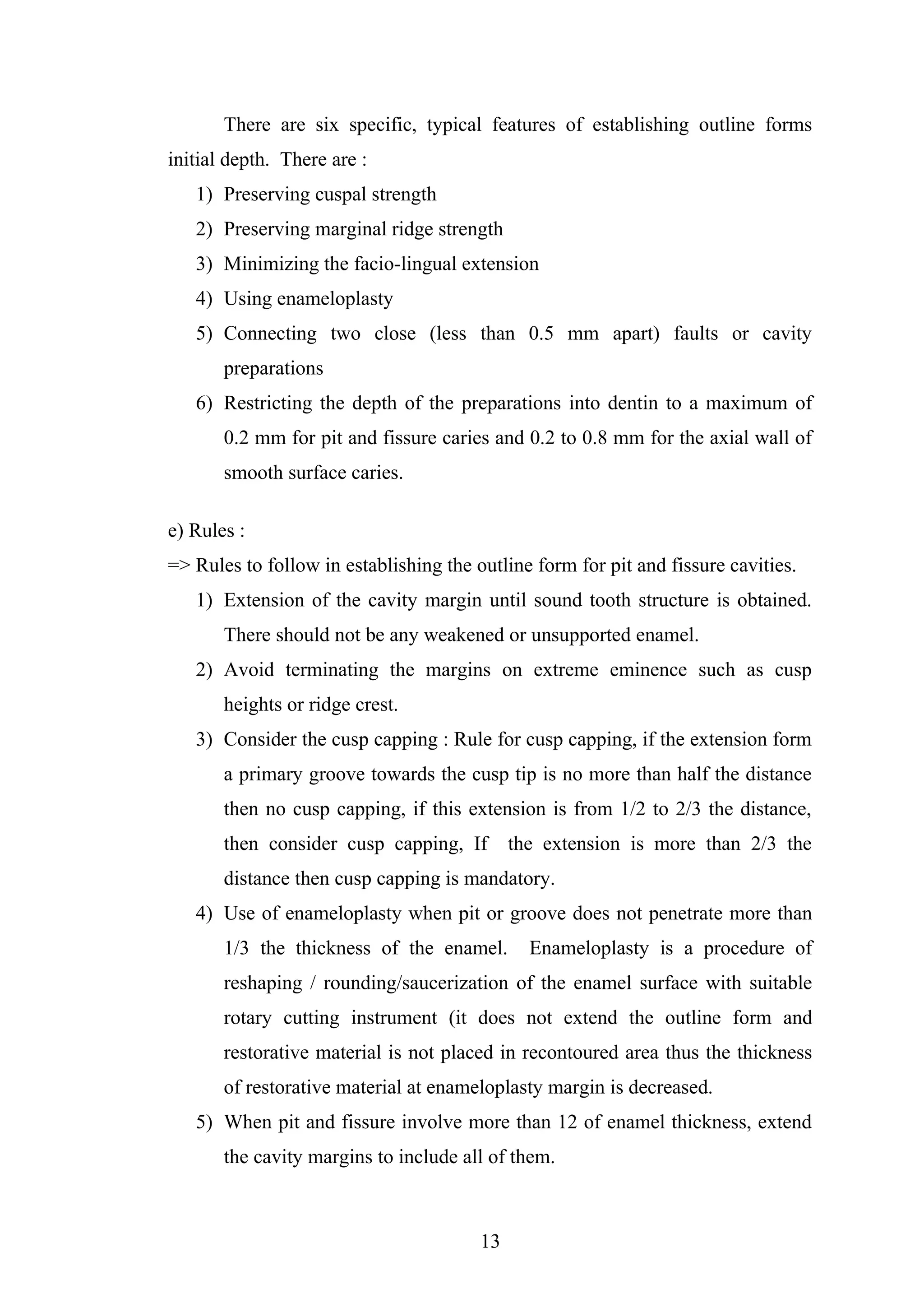 Fundamental of cavity preparation | DOC