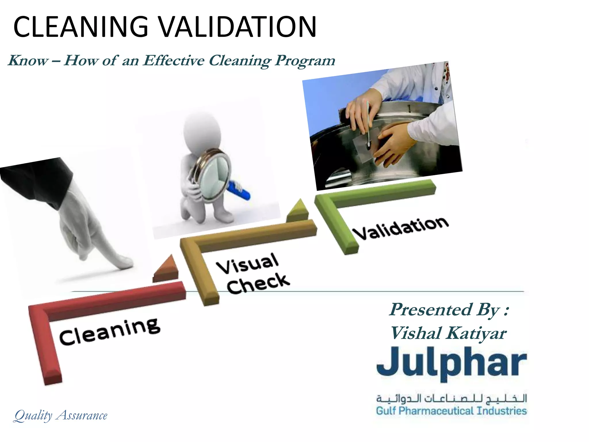 Fundamental of cleaning validation | PPTX