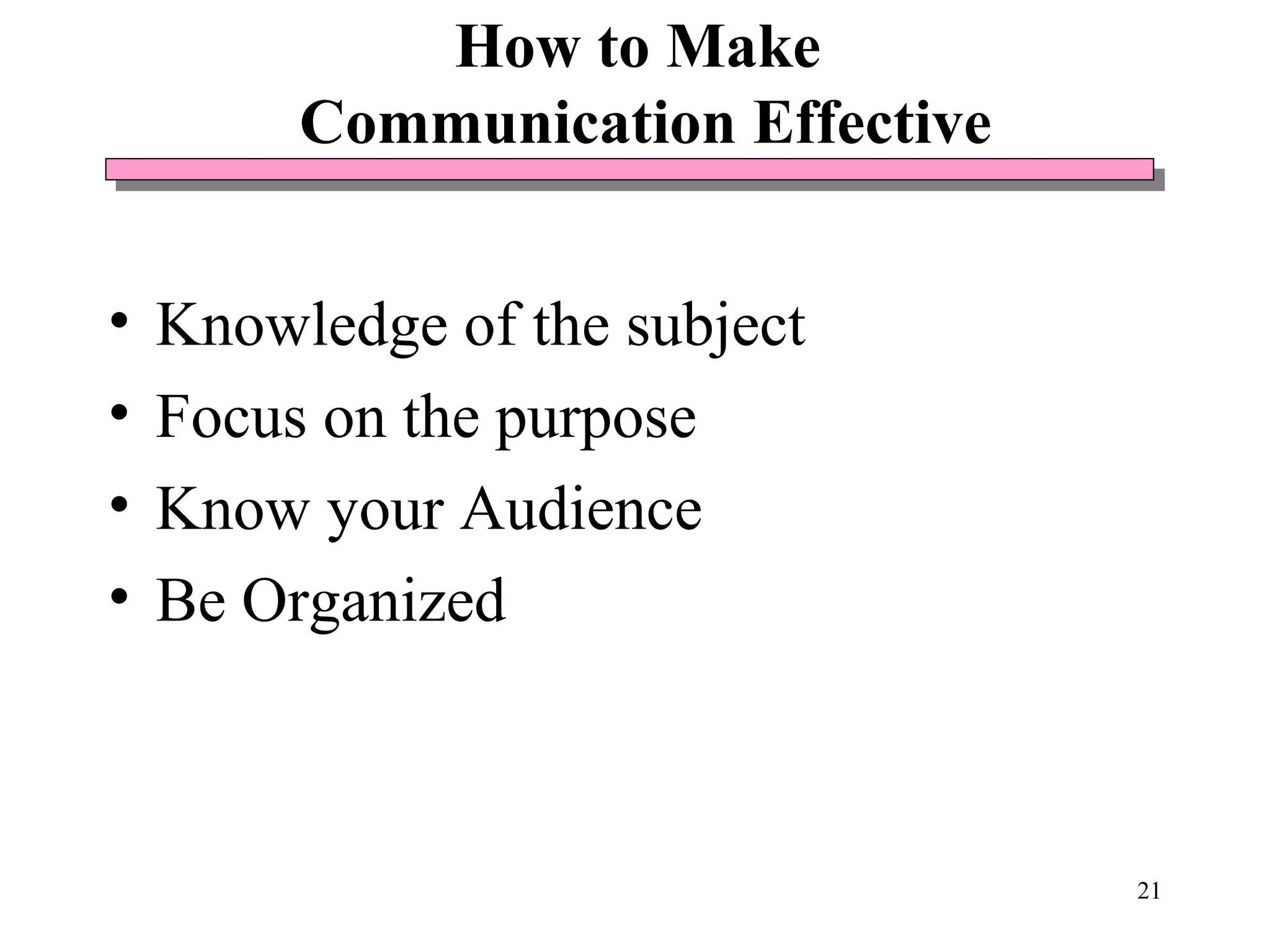 Fundamental of communication | PPT