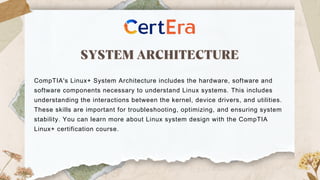 fundamental of Comptia Linux+ and what is Comptia linux+ | PDF