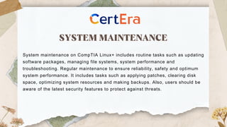 fundamental of Comptia Linux+ and what is Comptia linux+ | PDF