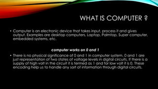 Fundamental of computer | PPT