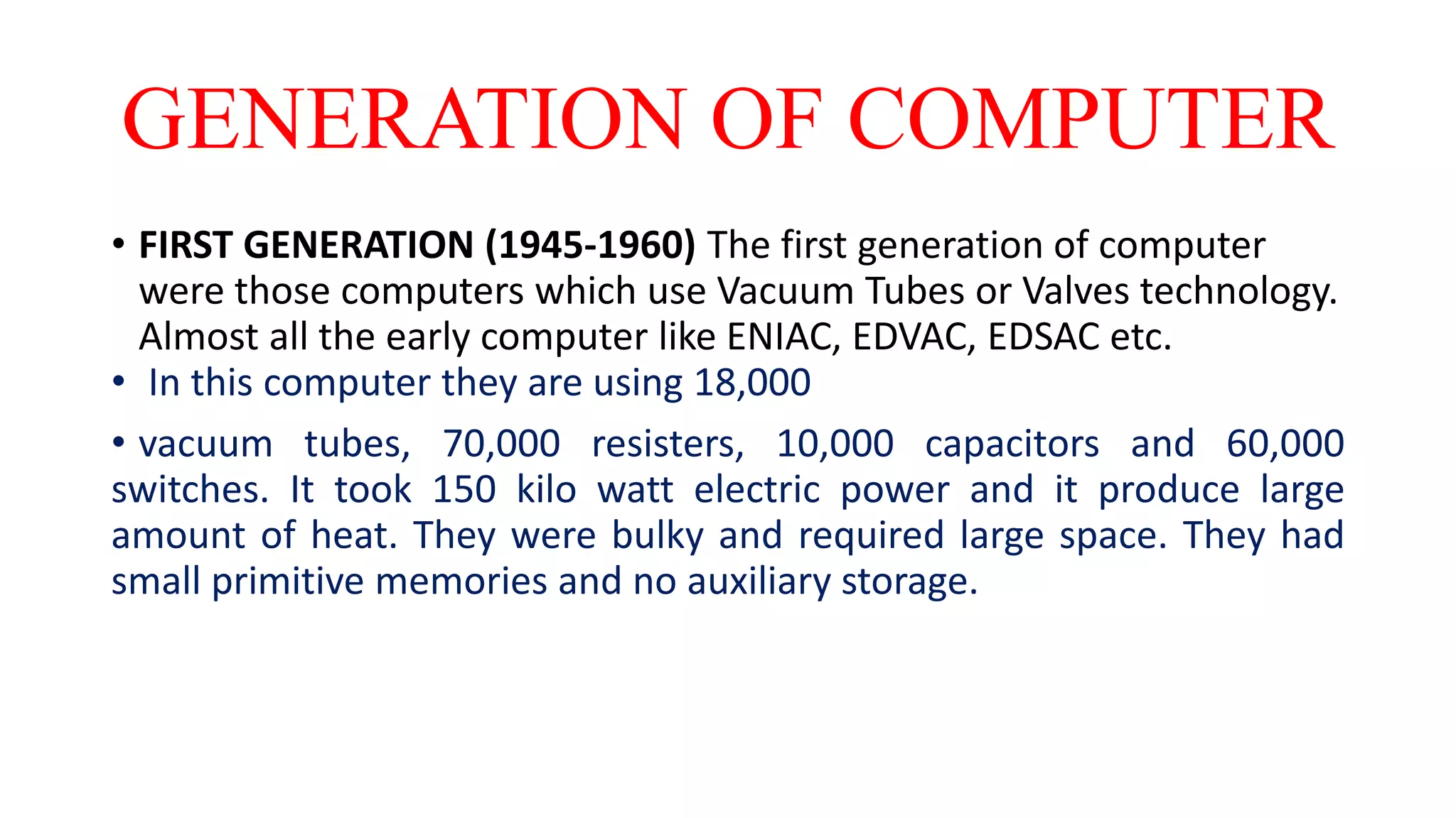 HISTORY OF COMPUTER | PPTX