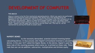 HISTORY OF COMPUTER | PPT