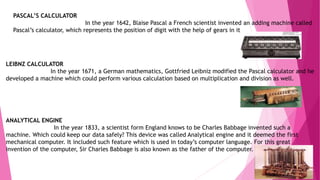 HISTORY OF COMPUTER | PPT