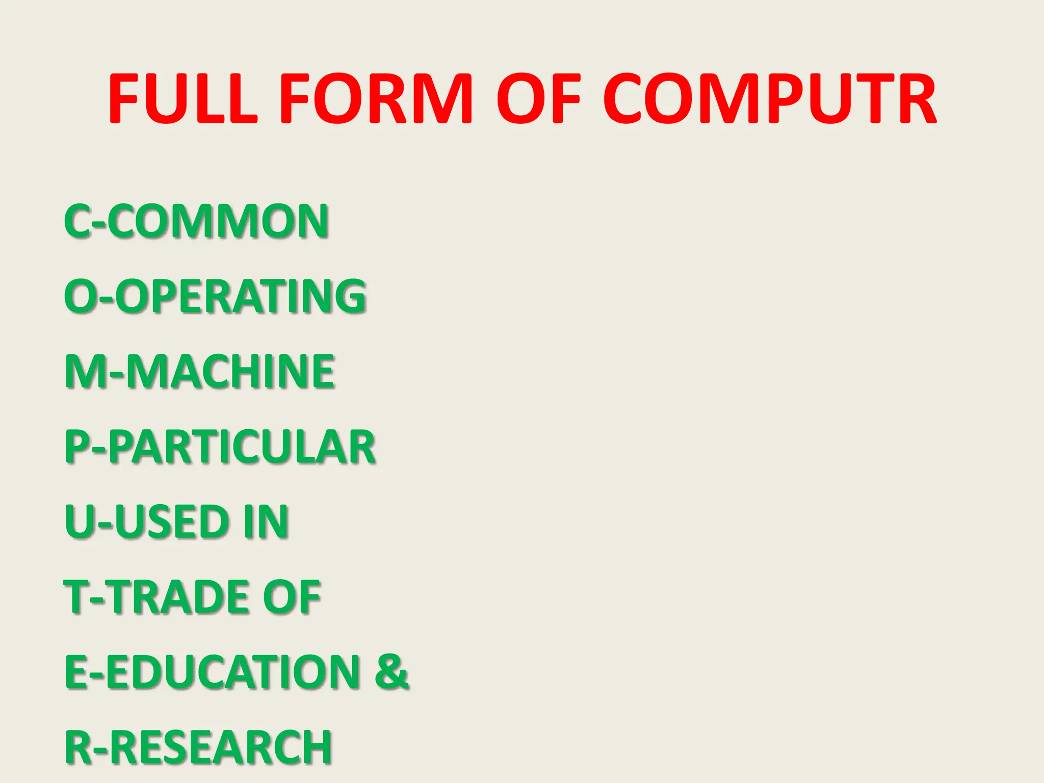 FUNDAMENTAL OF COMPUTER BCA semester one | PPTX