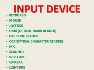 FUNDAMENTAL OF COMPUTER BCA semester one | PPTX