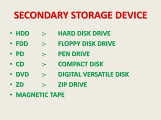 FUNDAMENTAL OF COMPUTER BCA semester one | PPTX