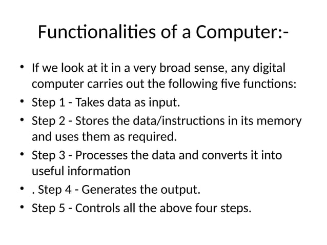 Fundamental of computer theory svshsdjhfhbjse | PPT
