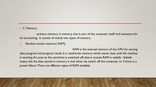 Fundamental of computer hardware | PDF