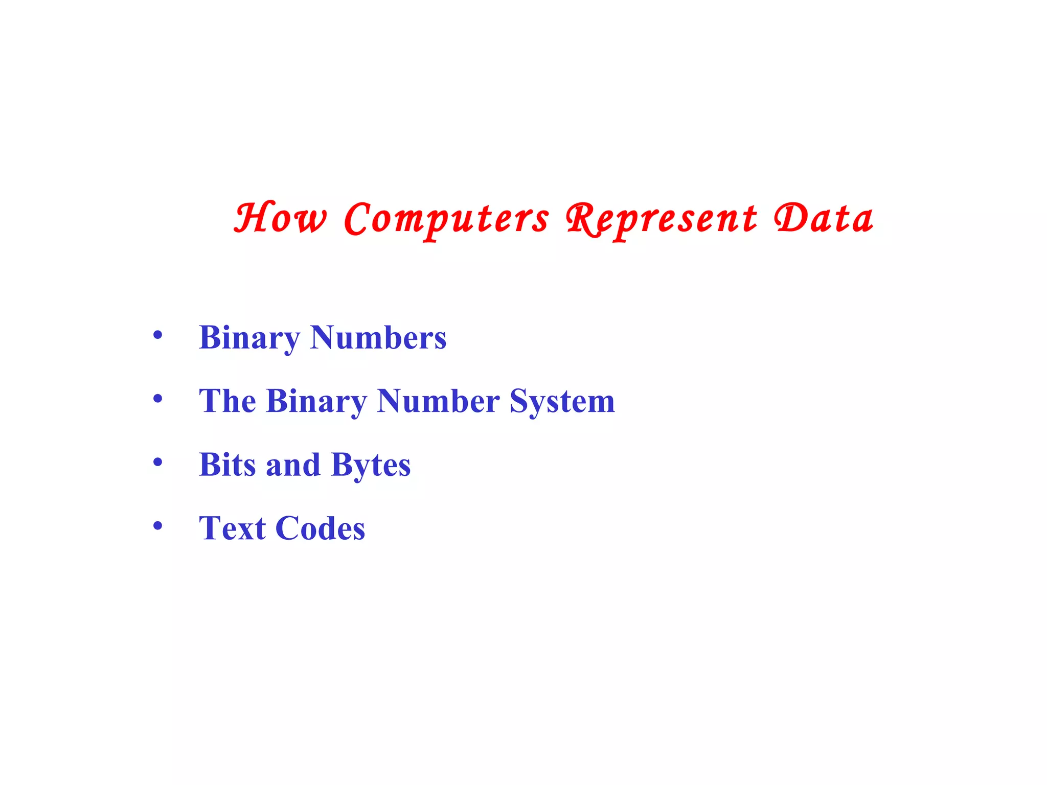 Fundamental of Computers | PPT