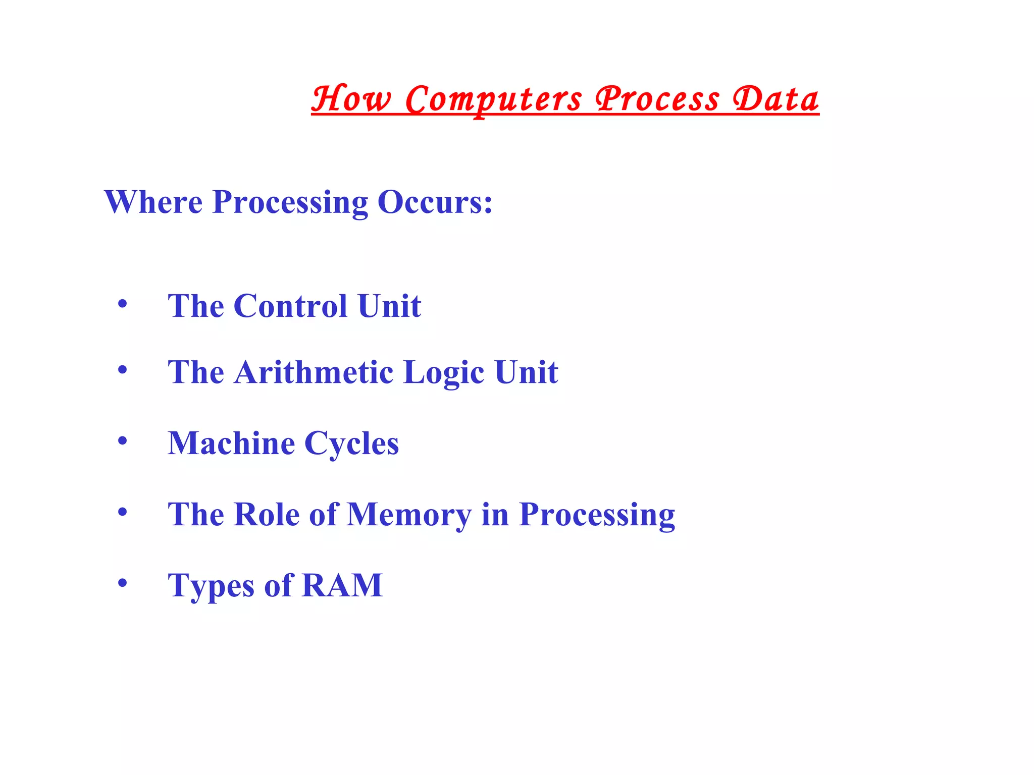 Fundamental of Computers | PPT