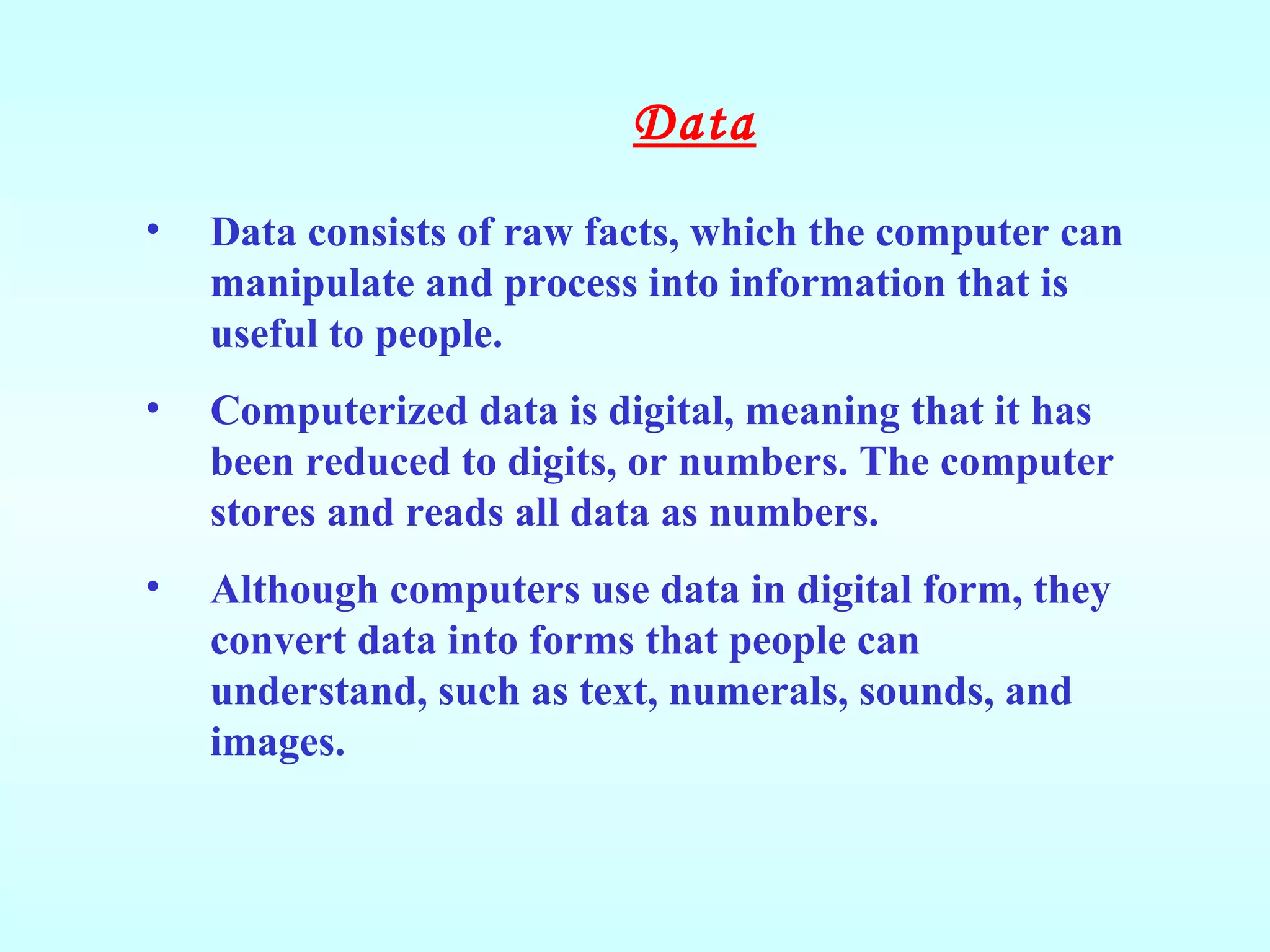 Fundamental of Computers | PPT