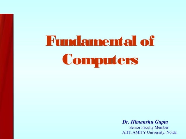 Fundamental of Computers | PPT