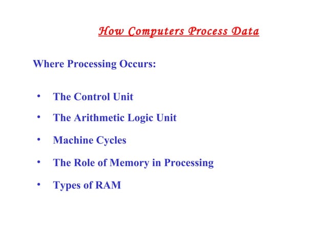 Fundamental of Computers | PPT