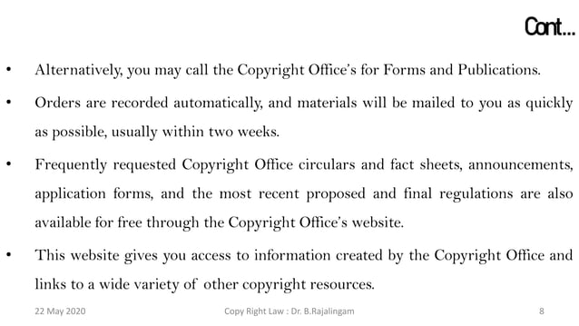 Fundamental of copy right law | PDF