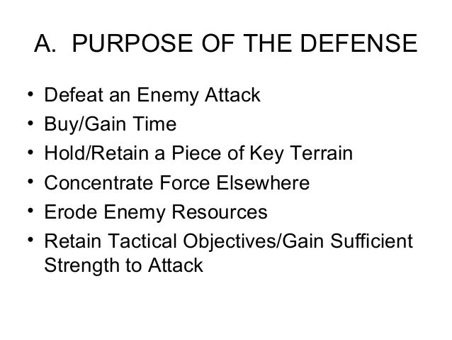 Fundamental of defense