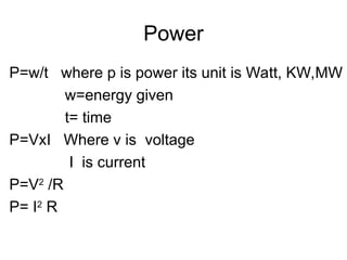 Fundamental of electricity Fundamental of electricity | PPT