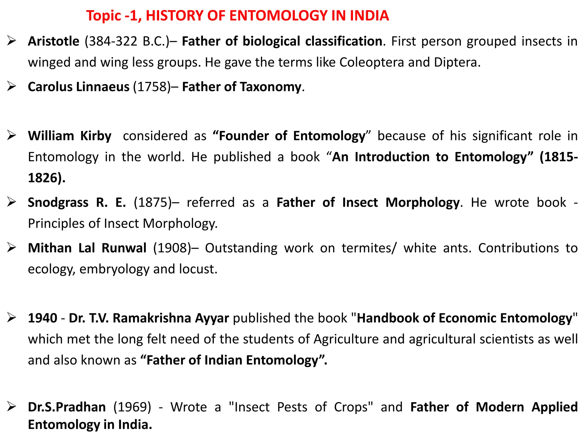 basic entomology with insect anatomy and taxonomy | PPTX