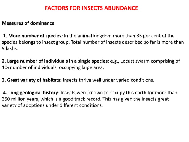 basic entomology with insect anatomy and taxonomy | PPTX