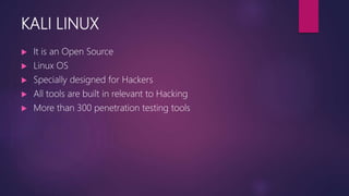 Fundamental of ethical hacking | PPT