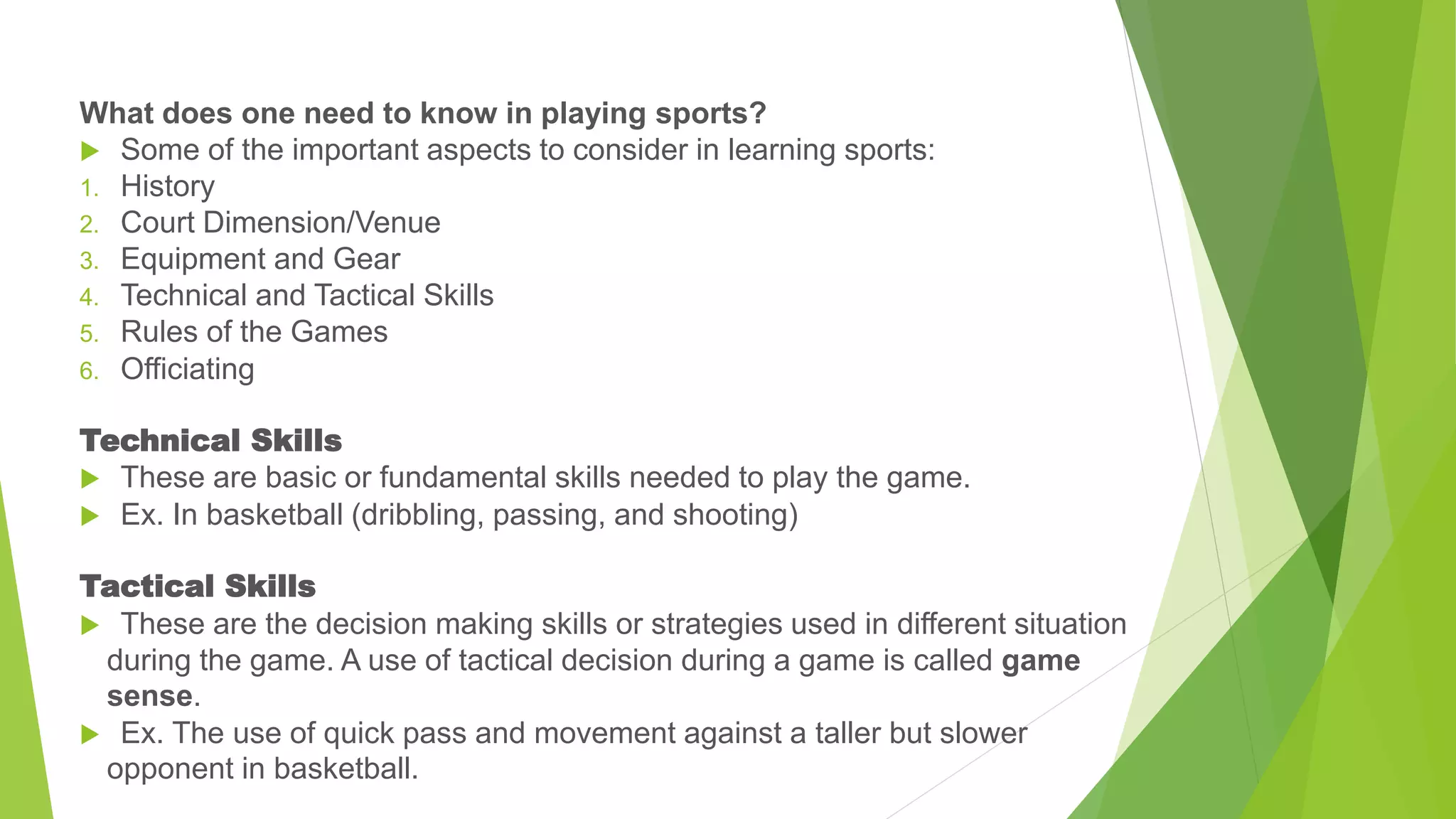 Fundamental of games and sports | PPTX
