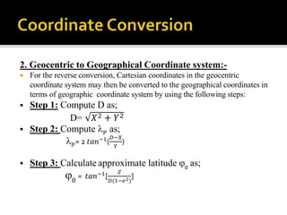 Fundamental Of Geodesy | PPTX