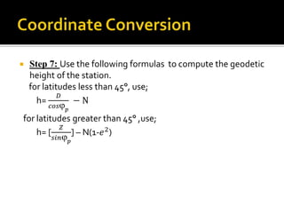 Fundamental Of Geodesy | PPTX