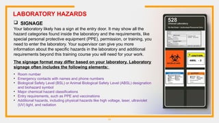 Fundamental of Laboratory Safety in lab | PPTX