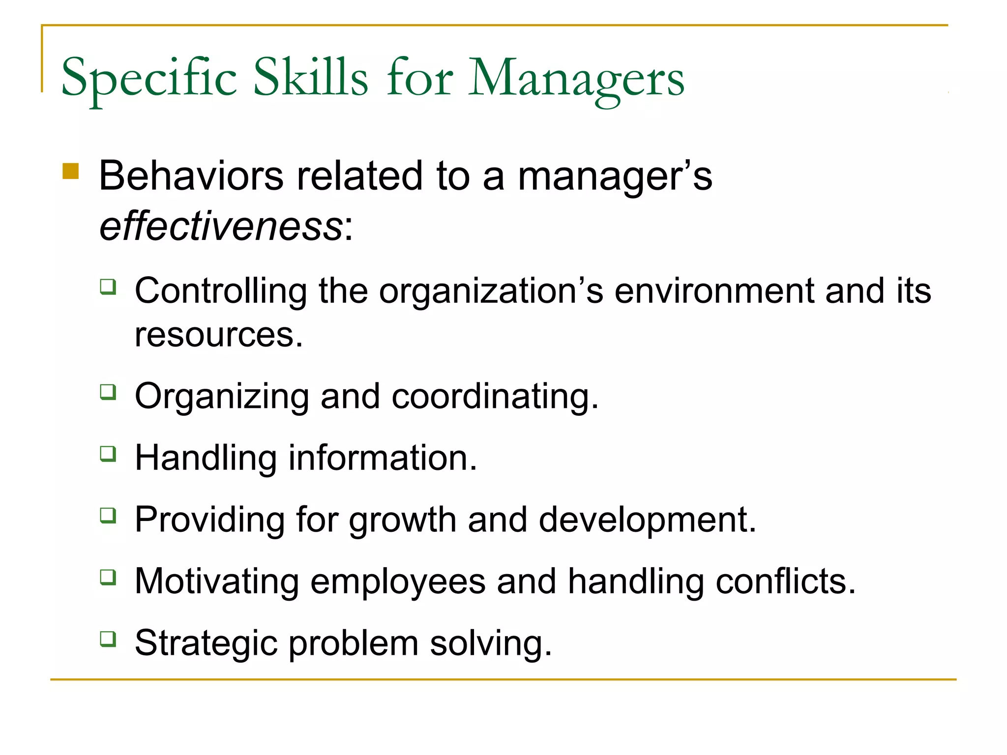 Fundamental of Management (managers & management) Notes | PPT