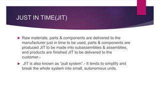 Fundamental of manufacturing | PPTX