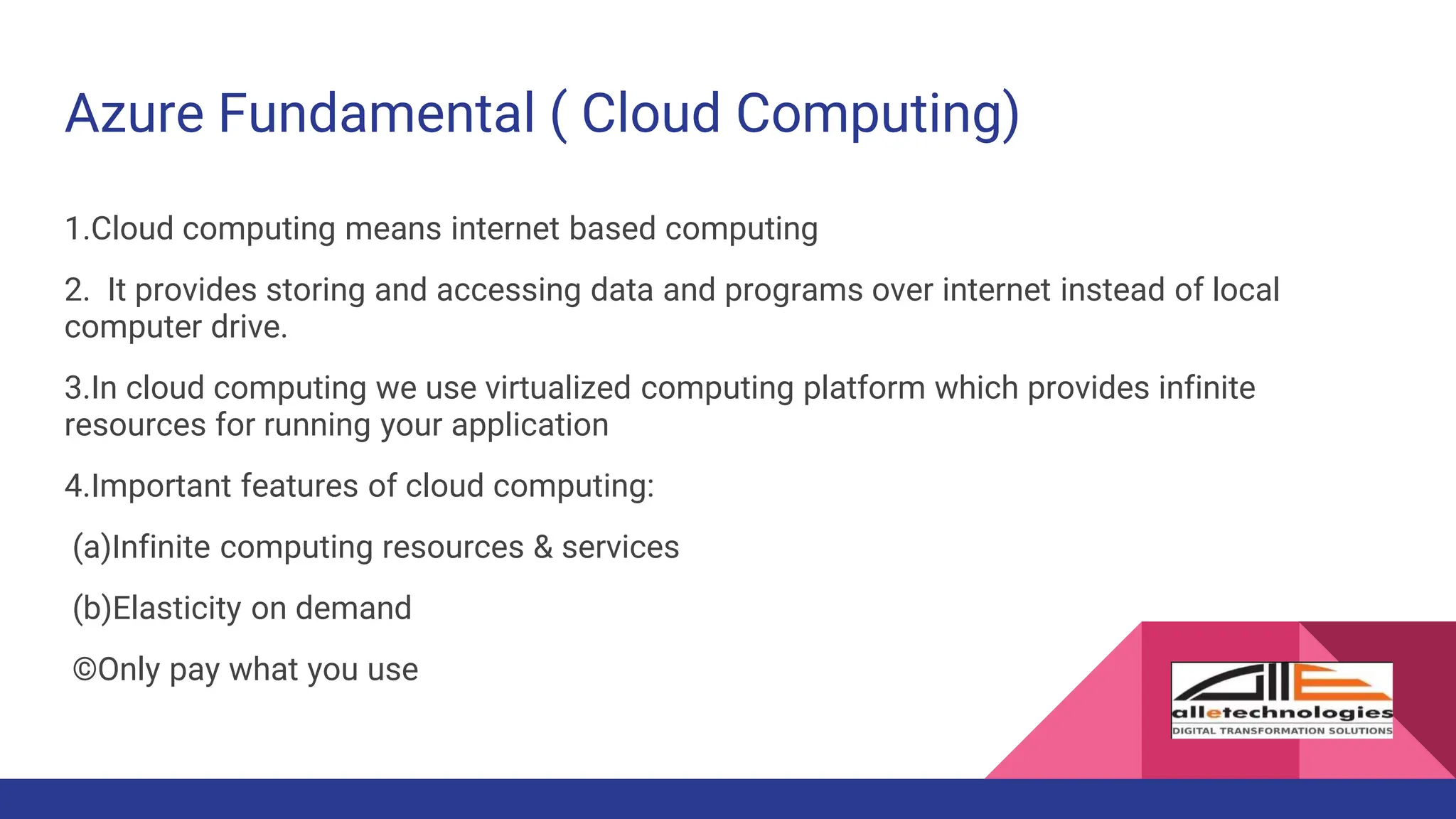 Fundamental of Microsoft Azure | PPTX