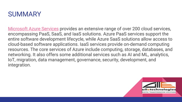 Fundamental of Microsoft Azure | PPTX | Cloud Computing | Internet