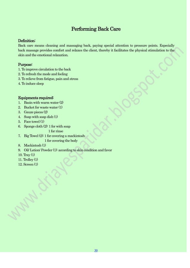 Fundamental of nursing procedure mannual | PDF | First Aid | Injuries