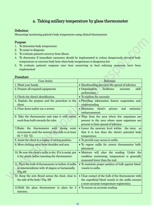 Fundamental of nursing procedure mannual | PDF | First Aid | Injuries