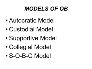 Fundamental of ob | PPT