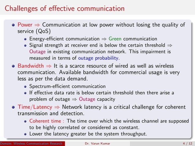 Fundamental of Outage Probability | PPT