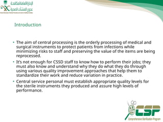 Fundamental of Quality Improvement in sterilization | PPTX