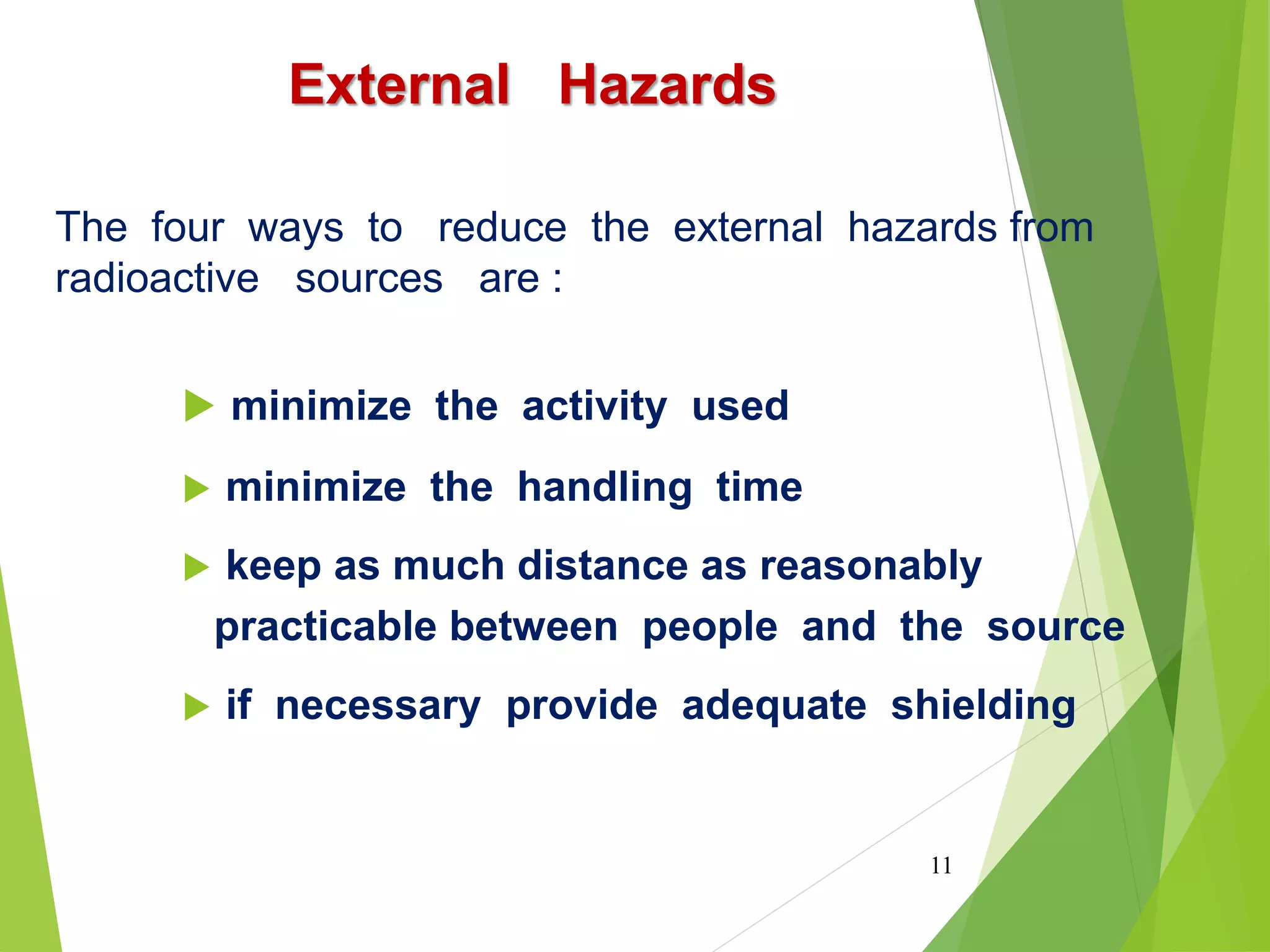 FUNDAMENTALS OF RADIATION PROTECTION – EXTERNAL & INTERNAL | PPT