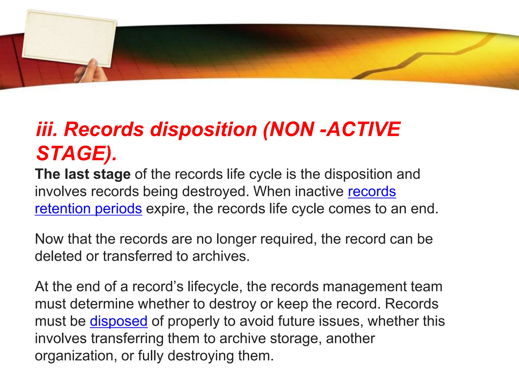 FUNDAMENTAL OF RECORDS MANAGEMENT -Notes TOPIC 2 ..pptx