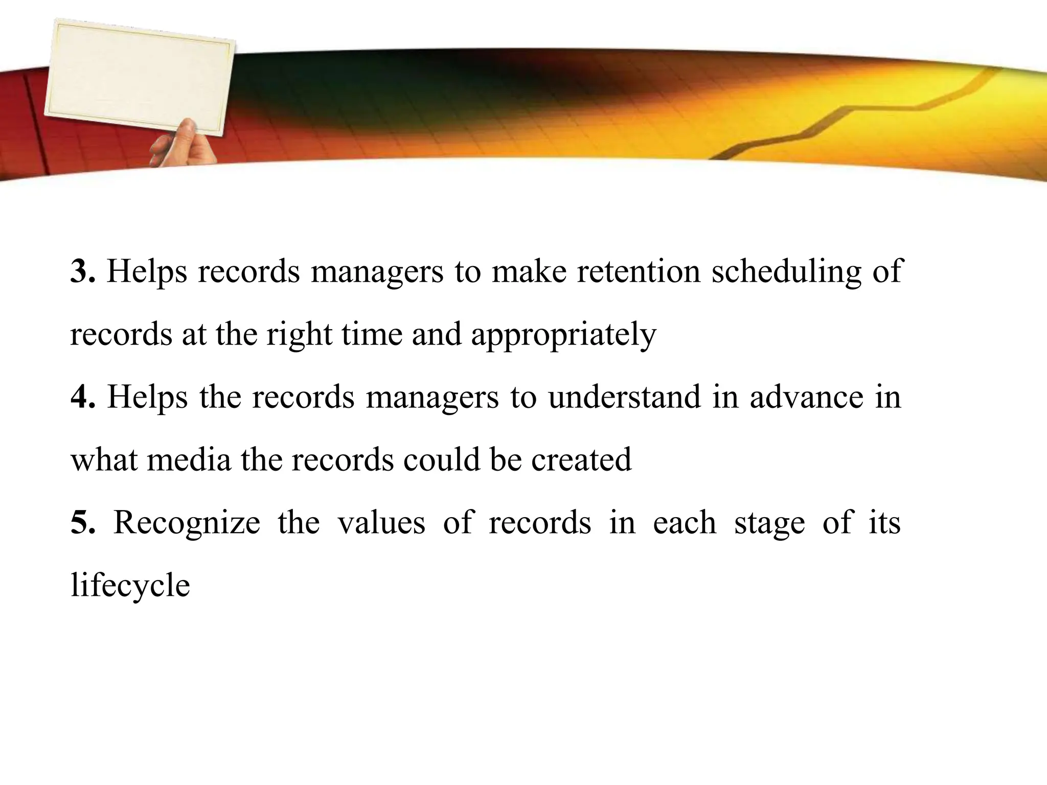 FUNDAMENTAL OF RECORDS MANAGEMENT -Notes TOPIC 2 ..pptx