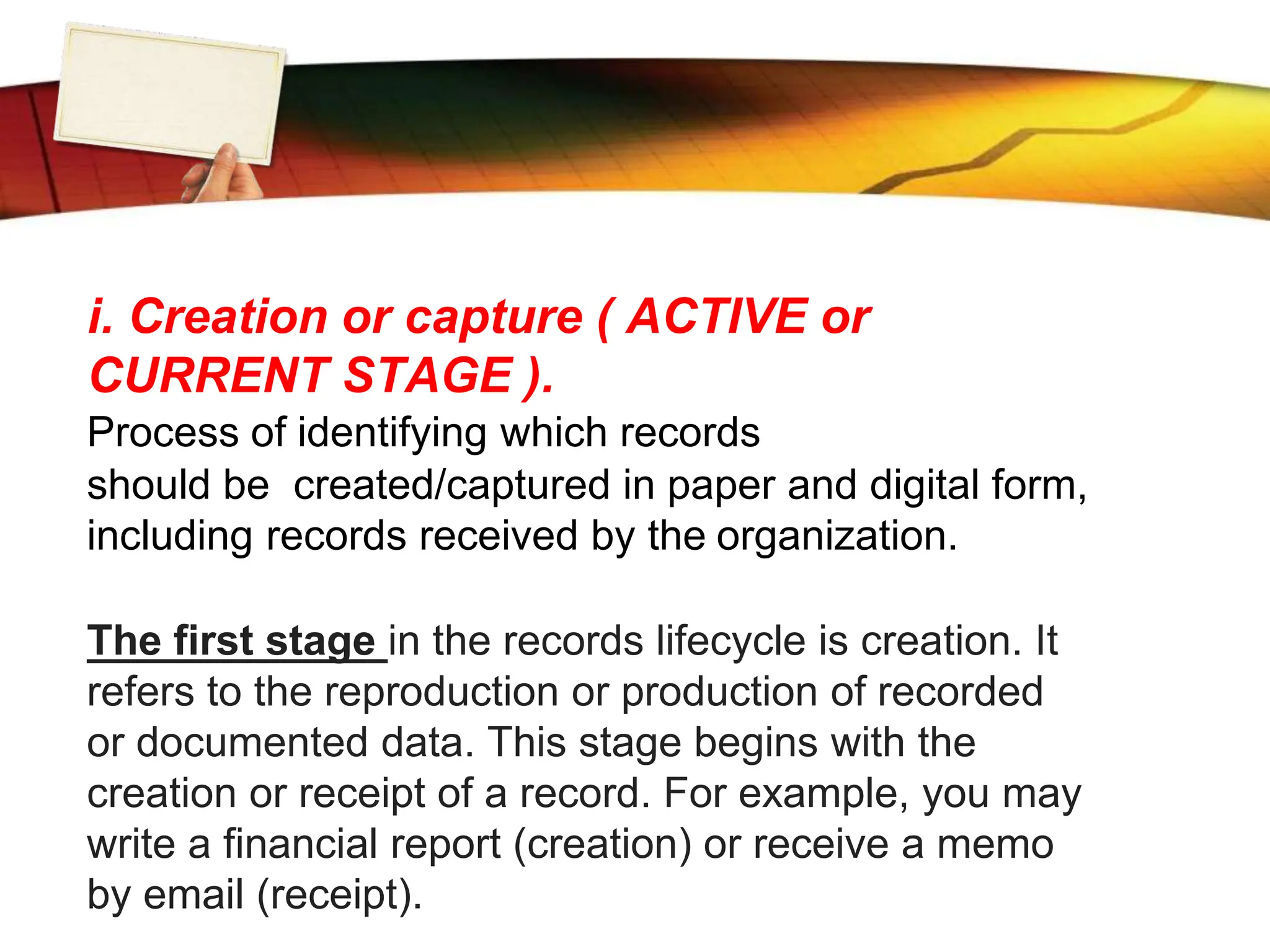 FUNDAMENTAL OF RECORDS MANAGEMENT -Notes TOPIC 2 ..pptx