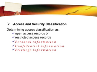 FUNDAMENTAL OF RECORDS MANAGEMENT -Notes TOPIC 2 ..pptx