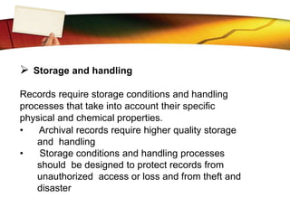 FUNDAMENTAL OF RECORDS MANAGEMENT -Notes TOPIC 2 ..pptx