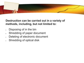 FUNDAMENTAL OF RECORDS MANAGEMENT -Notes TOPIC 2 ..pptx