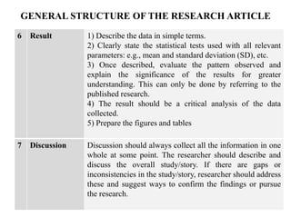Fundamentals of Research Article and Scientific Methods.pptx