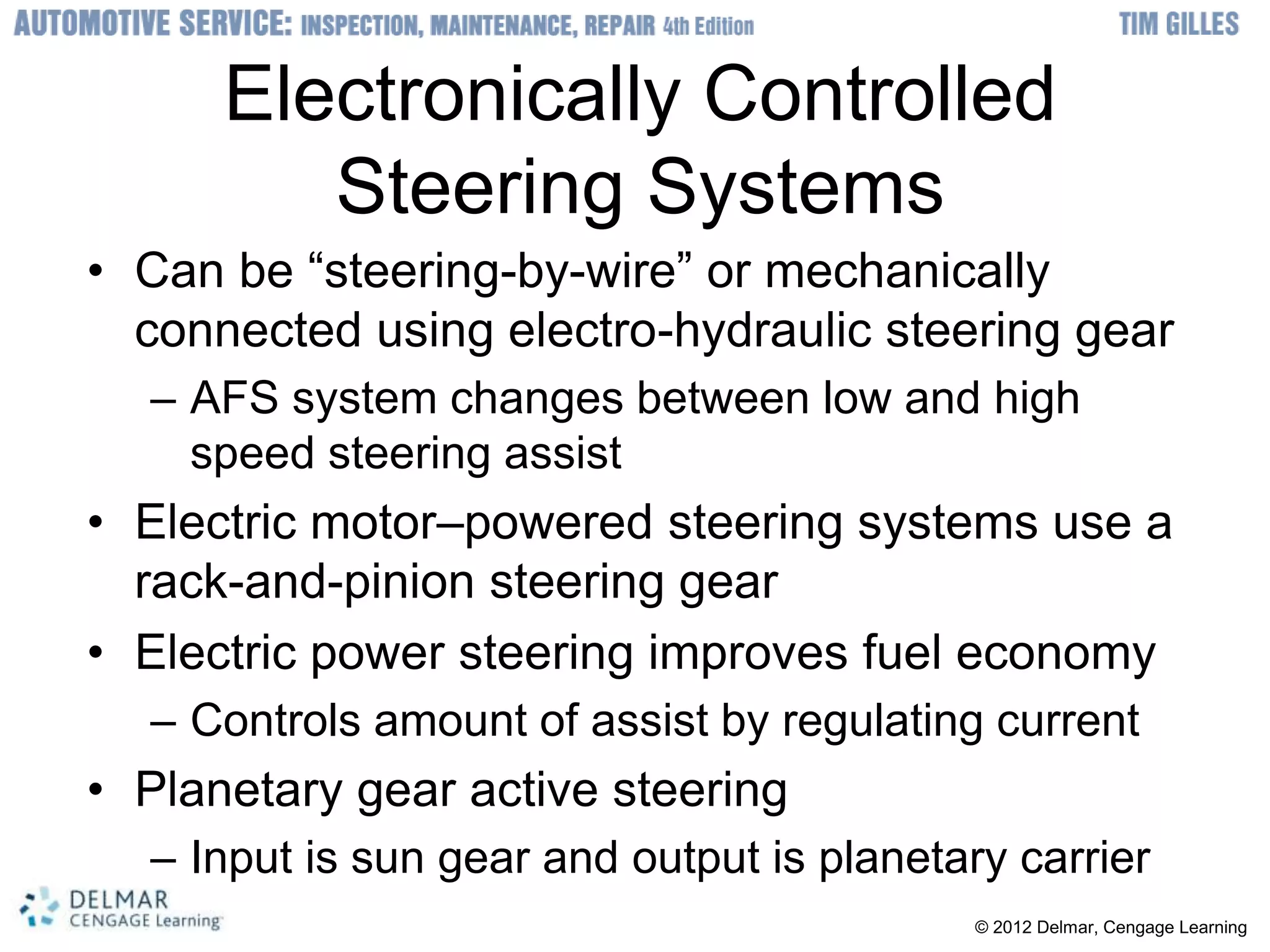 Fundamental of steering system in automotive car | PPTX